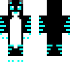 Black Neon Cat | Minecraft Skin