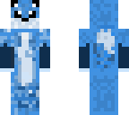 blue baby fox | Minecraft Skin