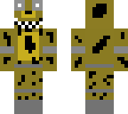 fnaf sb springtrap | Minecraft Skins