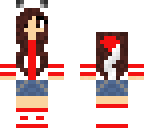 Cute Teen Shiny Litten Skin | Minecraft Skin