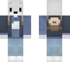 Polar Bear Backpacker | Minecraft Skin