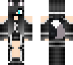 Zane as werewolf girl | Minecraft Skin