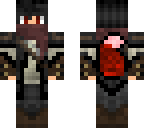 a hunter with a wolf tail | Minecraft Skin