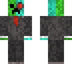 Secret agent creeper | Minecraft Skin