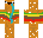 A very derpy burger | Minecraft Skin