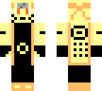Naruto Nine Tails Sage of Six Paths Mode | Minecraft Skin