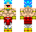 Broly Ssj Blue Derp | Minecraft Skin