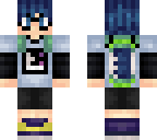 Splatoon Male Inkling | Minecraft Skin