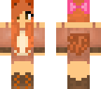 Edit of my Edit Vulpix Girl | Minecraft Skin