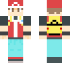 PKMN Trainer Red V6 | Minecraft Skin