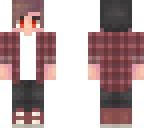 Cute Red Eyed Boy | Minecraft Skin