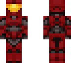 red halo skin | Minecraft Skin