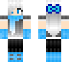 Blueberry Sans Girl | Minecraft Skin