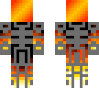 Fire monster | Minecraft Skin