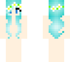 Light skin base with flower crown | Minecraft Skin