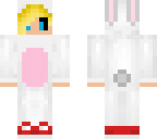 xXLilGuppyXx in bunny outfit | Minecraft Skin