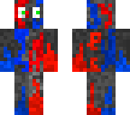 water vs fire | Minecraft Skin