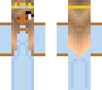 Sky blue queen | Minecraft Skin