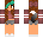 Cute Werewolf girl | Minecraft Skin