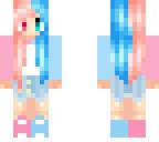 Pink and Blue | Minecraft Skin