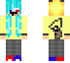 brie cool guy pikachu skin briekachu | Minecraft Skin