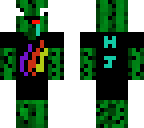 Derpy fire Cactus | Minecraft Skin