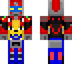 Power Rangers RPM megazord | Minecraft Skin