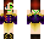 Elvira Spider Qween | Minecraft Skin