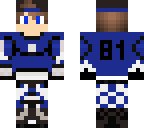 Boy Blue Motocross Suit | Minecraft Skin