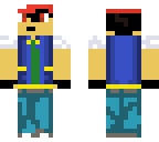 Pokemon Ash Skin | Minecraft Skin