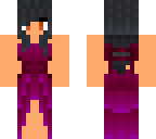 Aphmau in a red dress | Minecraft Skin