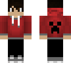 red creeper boy | Minecraft Skin