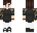 Bullet proof Vest and Camo | Minecraft Skin
