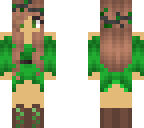 cute nature girl | Minecraft Skin