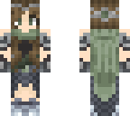 Emerald Warrior Princess | Minecraft Skin