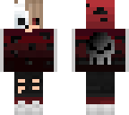 half skull | Minecraft Skin