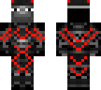 blacktroll in his redstone infused armor w helm | Minecraft Skin