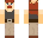 mullet red version | Minecraft Skin