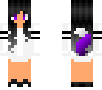 Cute Aphmau purple Wolf | Minecraft Skin