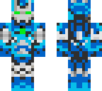 Blue Iron Man | Minecraft Skin
