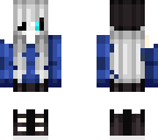 Sans Undertale Kawaii Shy Girl Female Ut Minecraft Skins