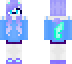 the colorful furry but with a wolf tail | Minecraft Skin