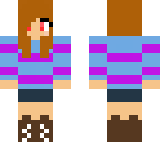 female frisk | Minecraft Skins