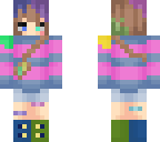 Ink Frisk WIP | Minecraft Skin