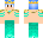 Merman With Crown | Minecraft Skin