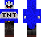 Blue ExplodingTNT | Minecraft Skin
