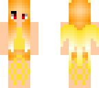 Fire phoenix girl | Minecraft Skin