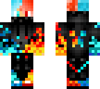 Epic Fire and Water Skin | Minecraft Skin
