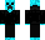 creeper face blue | Minecraft Skin