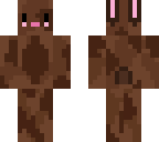 Kawaii Brown Bunny | Minecraft Skin